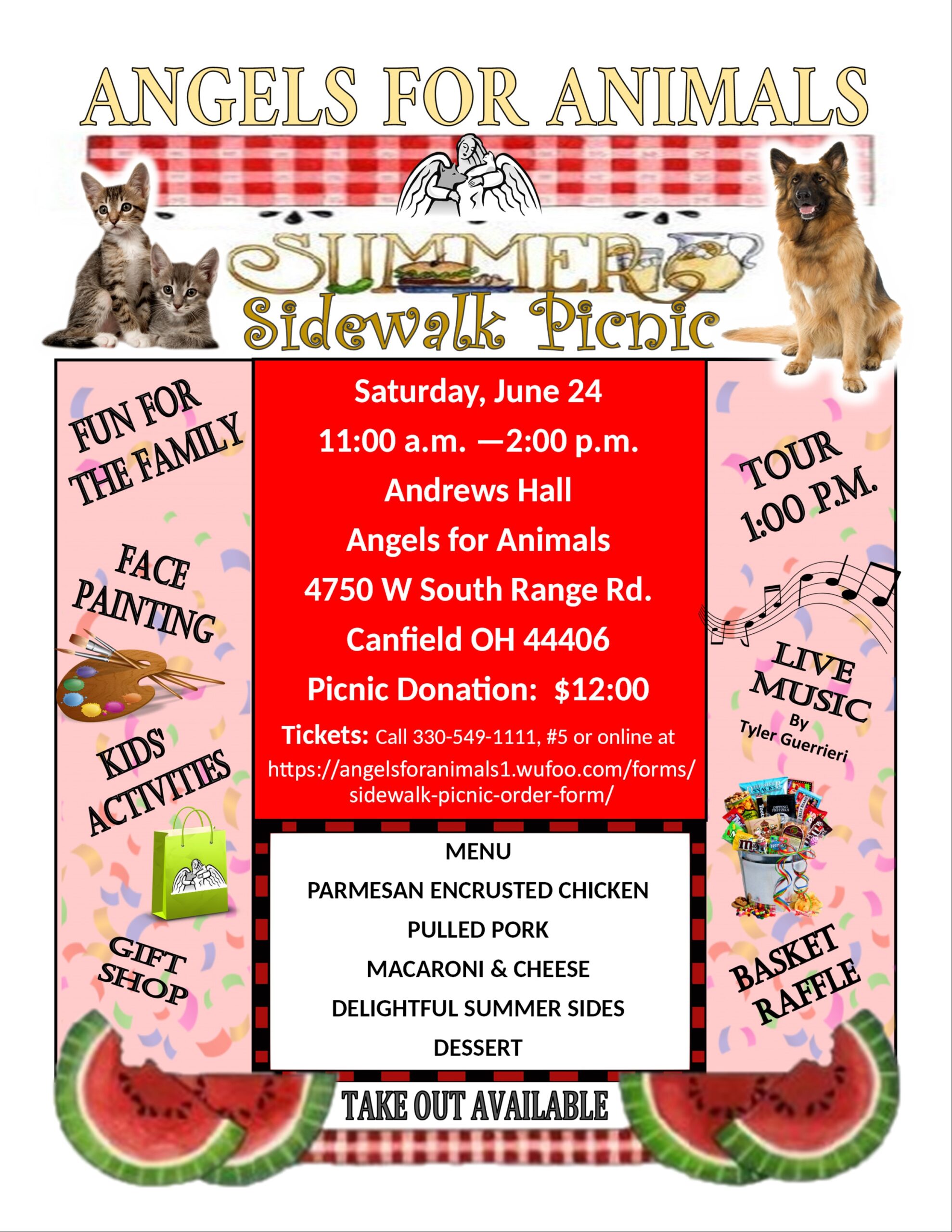 Angels for Animals Sidewalk Picnic Events - Farm and Dairy