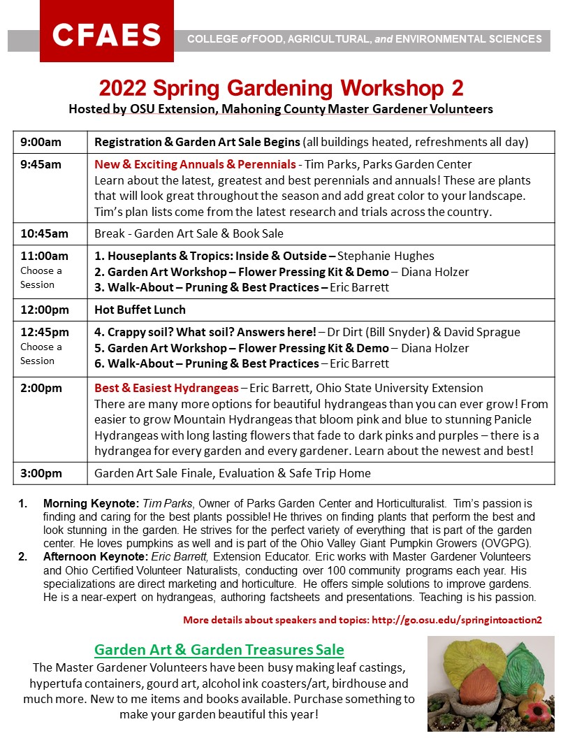 2022 Spring Gardening Workshop 2 Events - Farm and Dairy