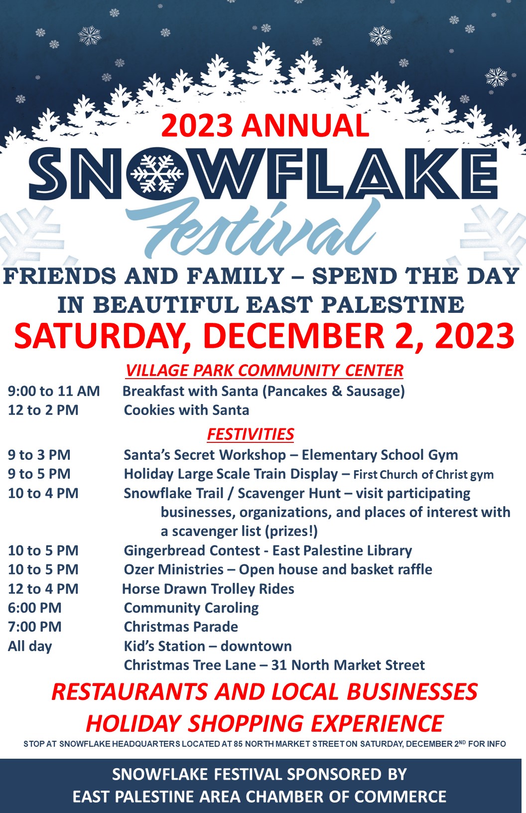 Annual Snowflake Festival Events - Farm and Dairy
