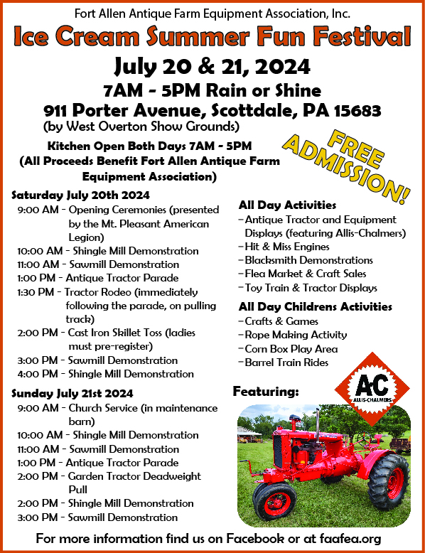 Ice Cream Summer Fun Festival Events - Farm and Dairy